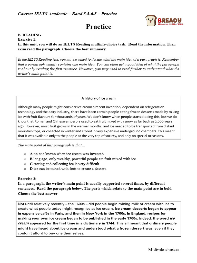 Reading Comprehension | PDF | Chocolate | Cocoa Bean