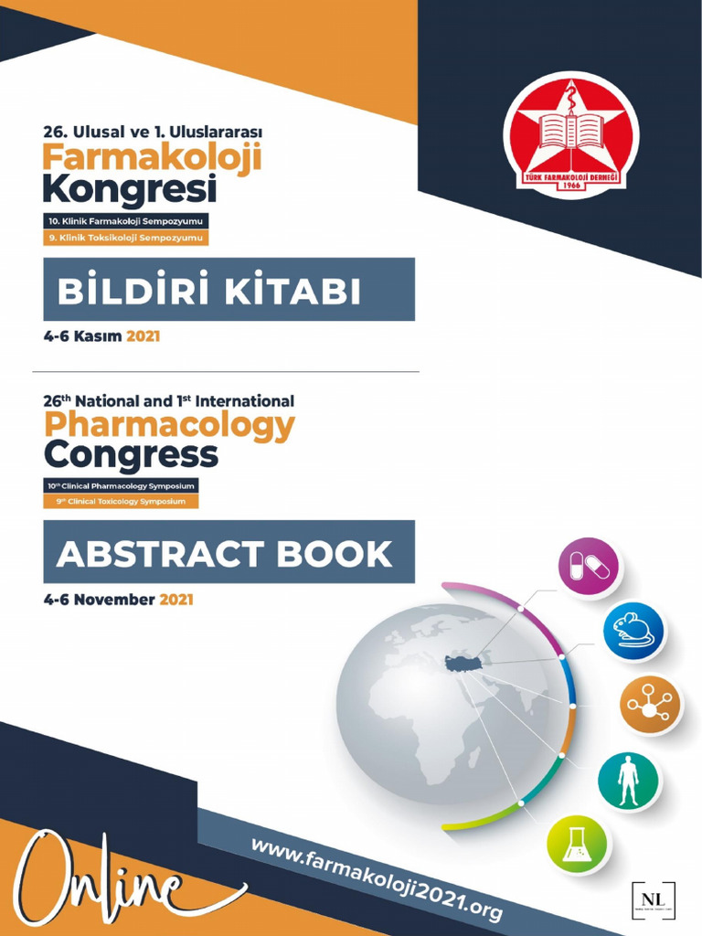 5-9.A1) 26. ULUSAL Ve 1.ULUSLARARASI FARMAKOLOJİ KONGRESİ - BİLDİRİ KİTABI | PDF