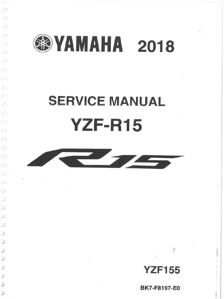 Yamaha r15 2018 - Compress | PDF