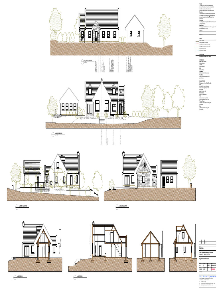 315.19.A.101 - Exg Sections Elevations - Rev A - TENDER | PDF | Lumber ...