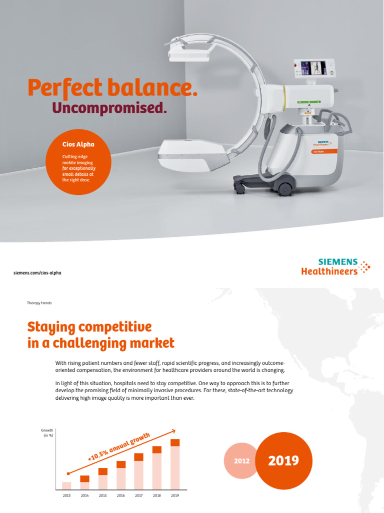 Cios Alpha CMOS Brochure 2019 | PDF | Surgery | Interventional Radiology
