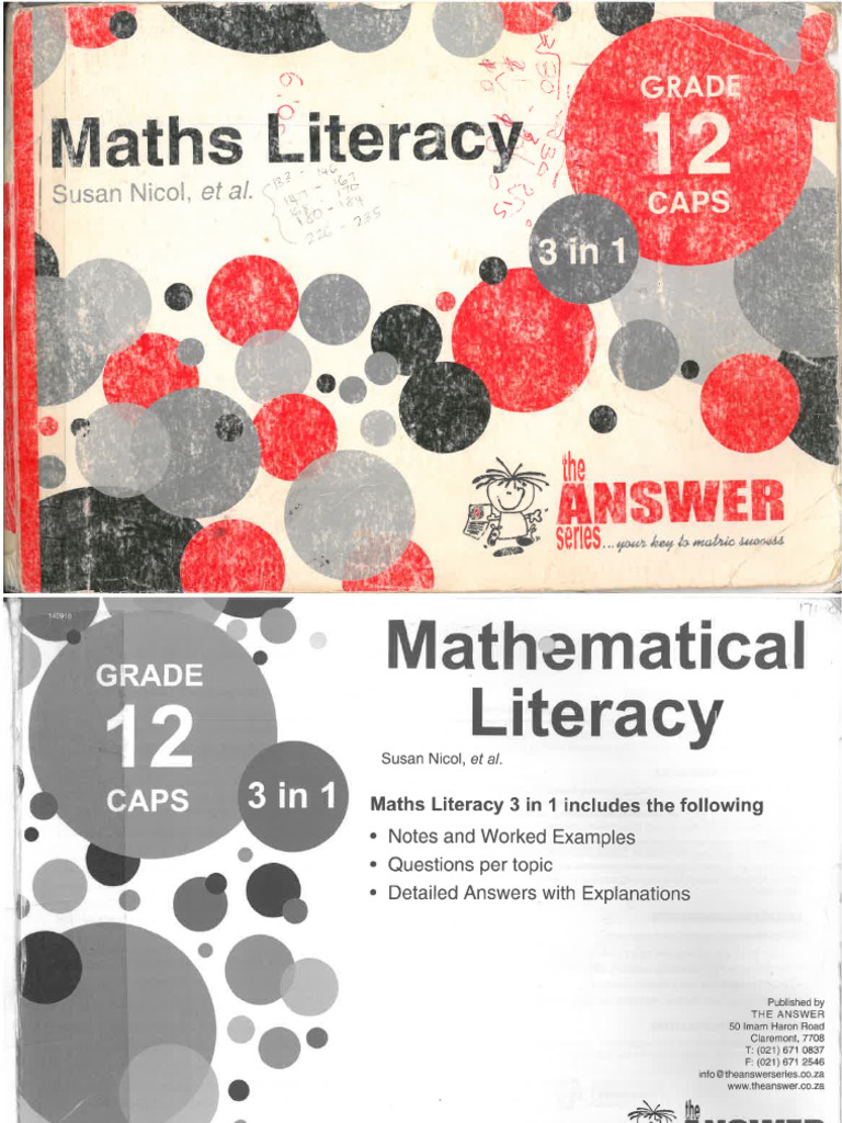 Maths Literacy | PDF