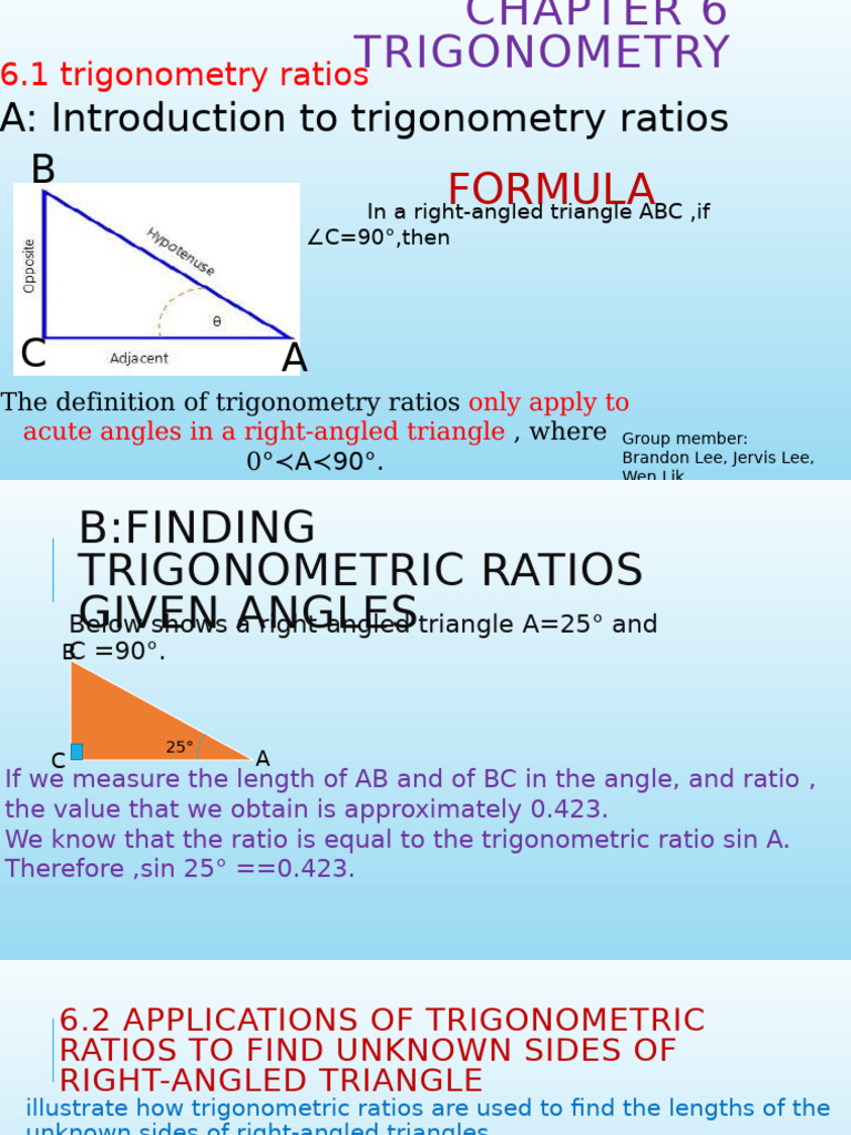 CHAPTER 6 Trigonometry | PDF | Trigonometry | Trigonometric Functions