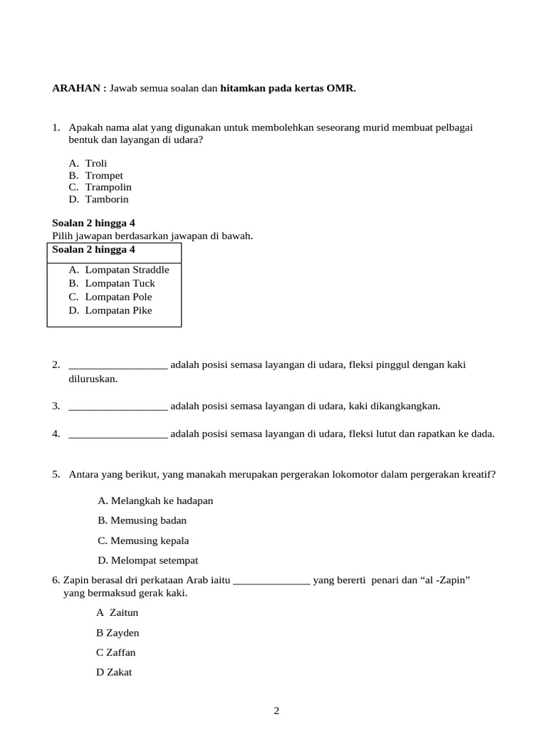 Soalan PJPK T3 | PDF
