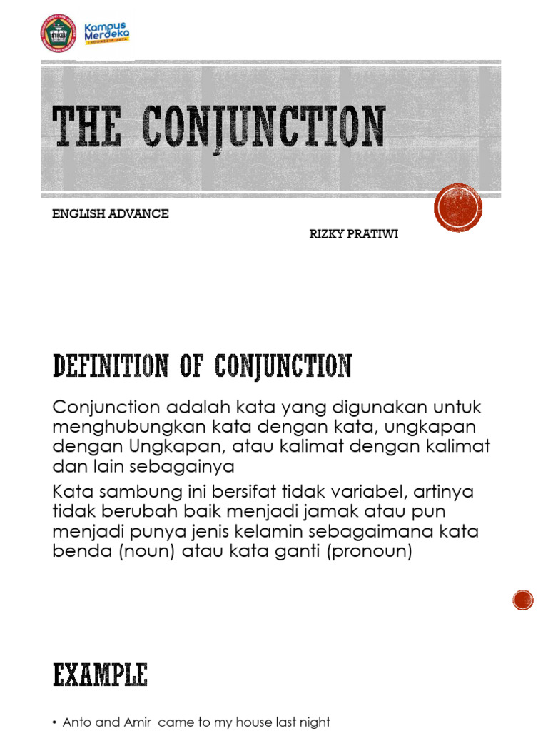 The Conjunction | PDF