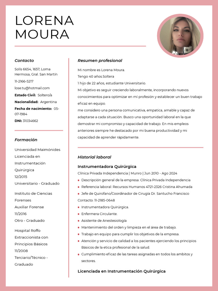 Lorena Moura CV | PDF