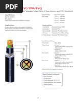 Technical Data Sheet - 4x150 mm2 - CU-XLPE-SWA-PVC 0.6-1.0 KV | PDF ...