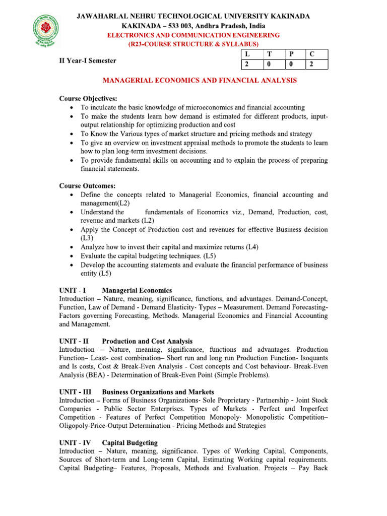 r23 II II Ece Total Syllabus | PDF