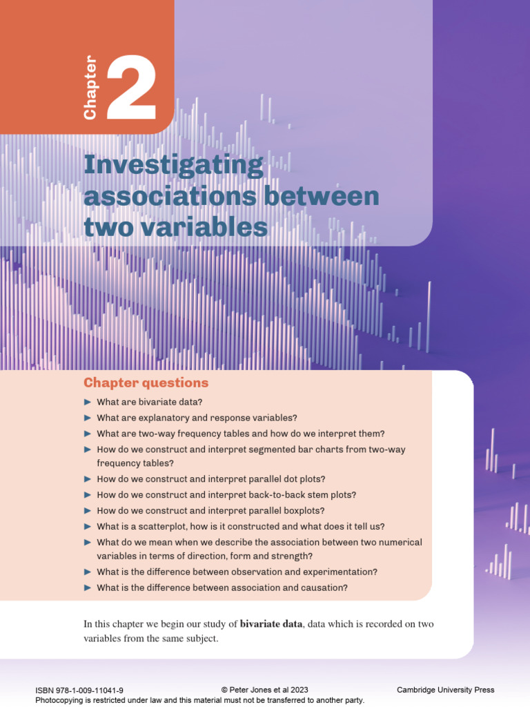 34 General 02 (Biivariate Data) | PDF | Categorical Variable | Dependent And Independent Variables