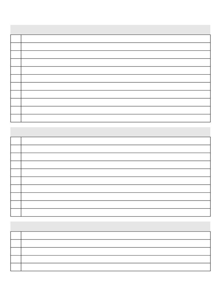 AYT Sayisal Checklist Adjusted | PDF