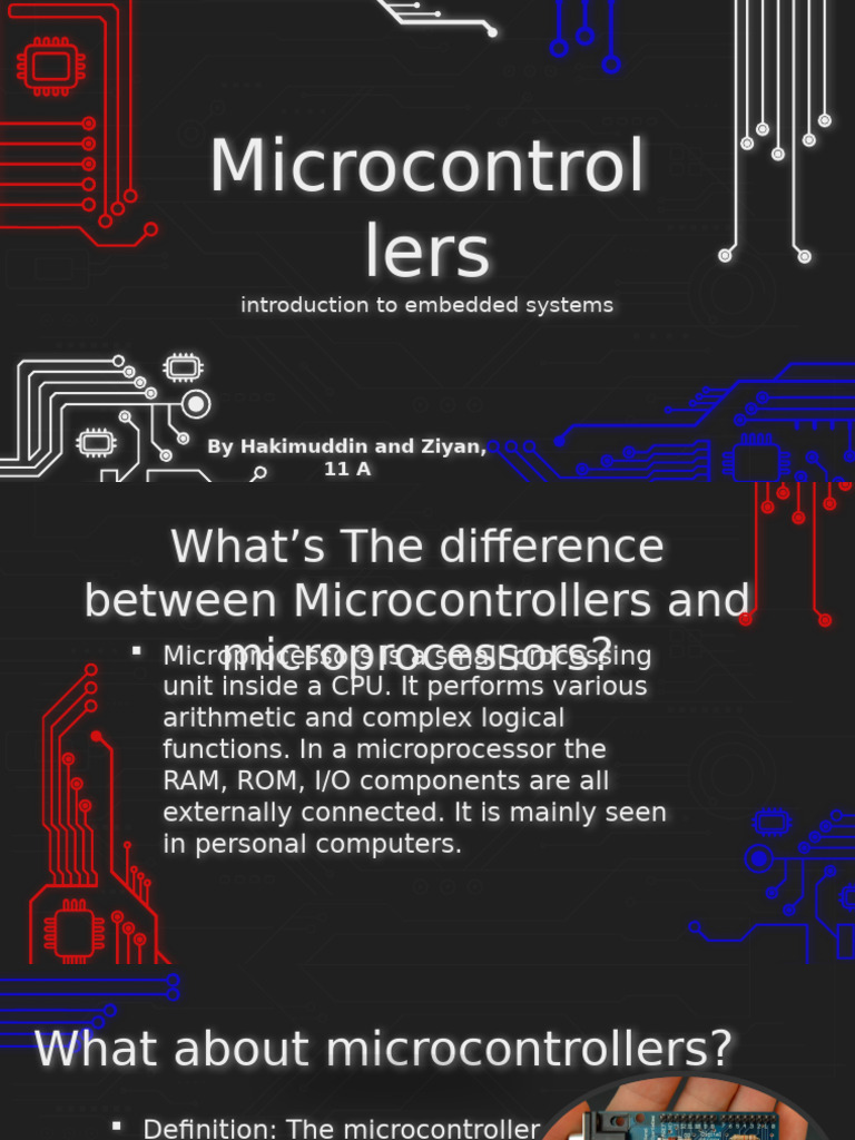 Microcontrollers in Embedded Systems | PDF
