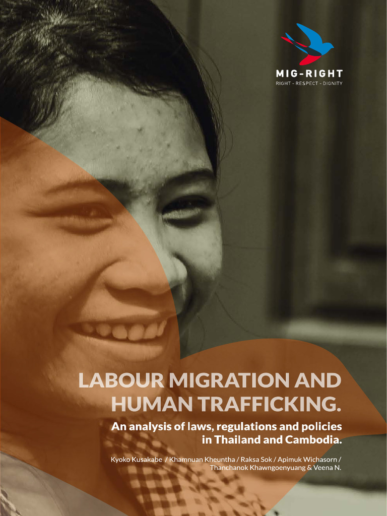 Mig-Right RESEARCH Labour Migration and Human Trafficking | PDF | Human Trafficking | Migrant Worker