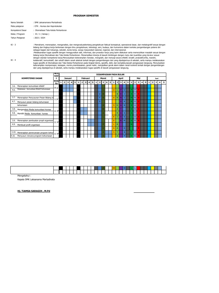Prosem Genap 2024 | PDF