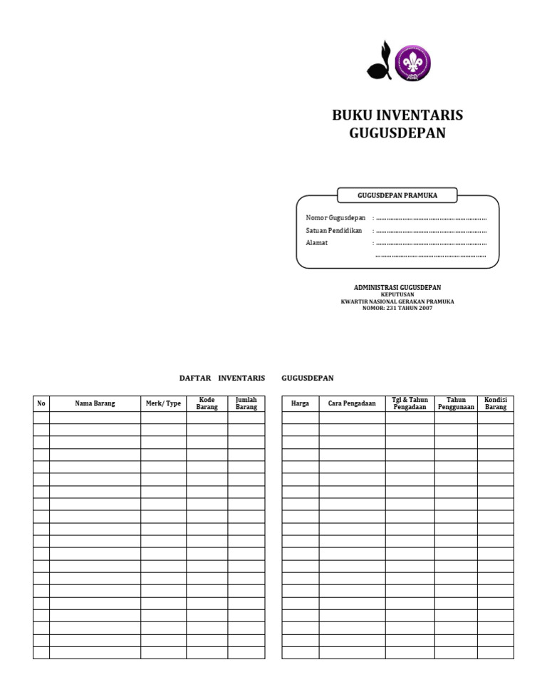 Buku Inventaris | PDF
