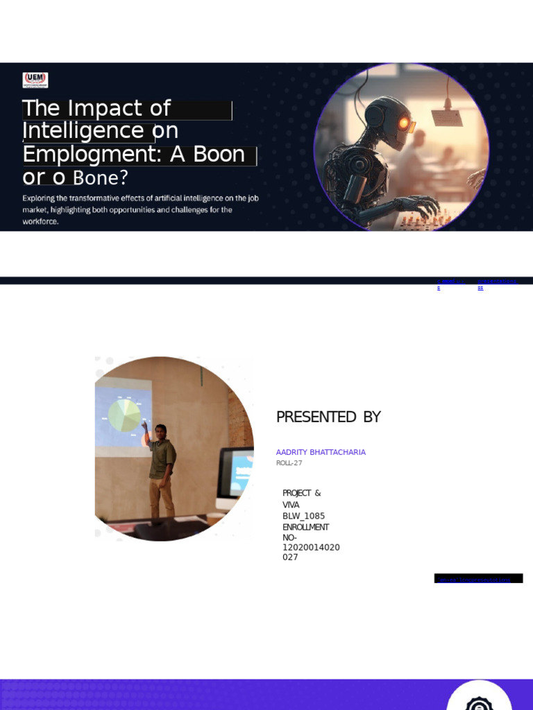 The Impact of Artificial Intelligence On Employment - A Boon or A Bane | PDF | Artificial ...