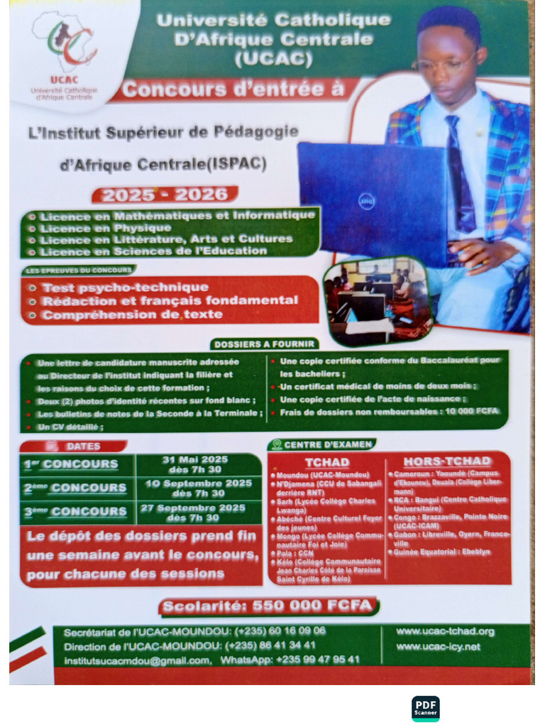 Flyer Licence Ispac 2025-2026 Ucac | PDF