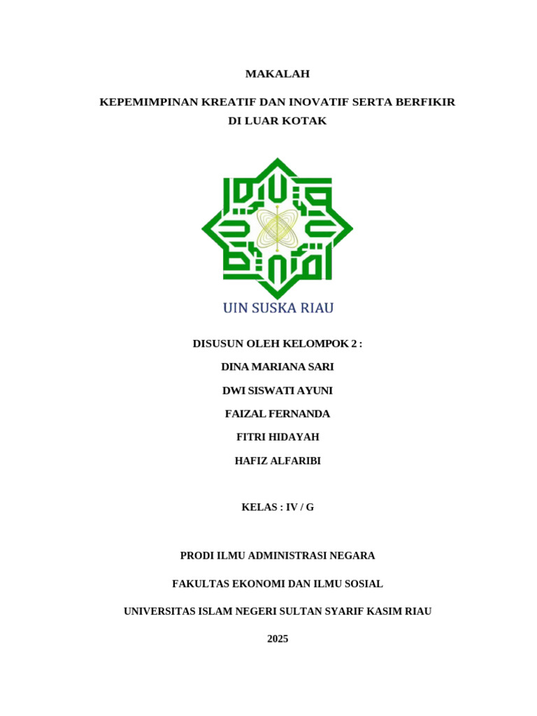 Inovatif Dan Kreatif | PDF