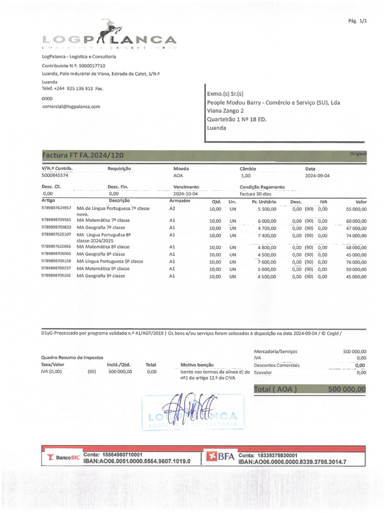 FA para Loja People 2024 | PDF