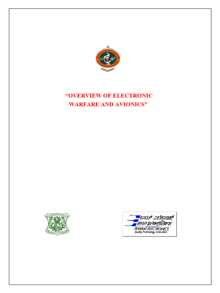1BI18EC123 - SHREYAS - Internshipreport - Shreyas S | PDF | Electronic Warfare | Signals ...
