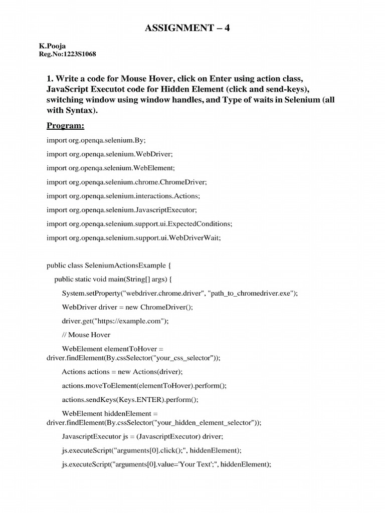 Pooja Assigment - 4 | PDF