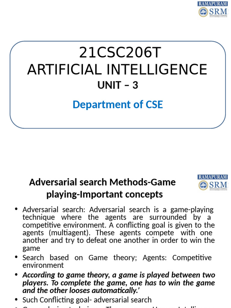 Unit 3 - Ai - II Aiml Full-1 | PDF | Algorithms And Data Structures | Applied Mathematics
