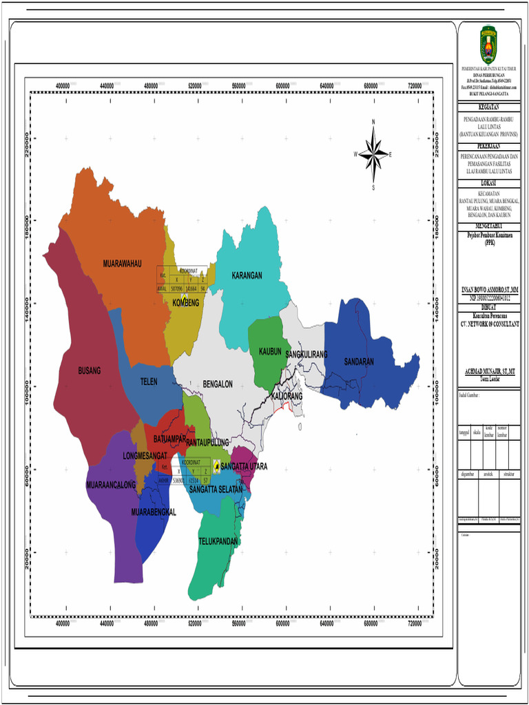 PETA KUTAI TIMUR | PDF