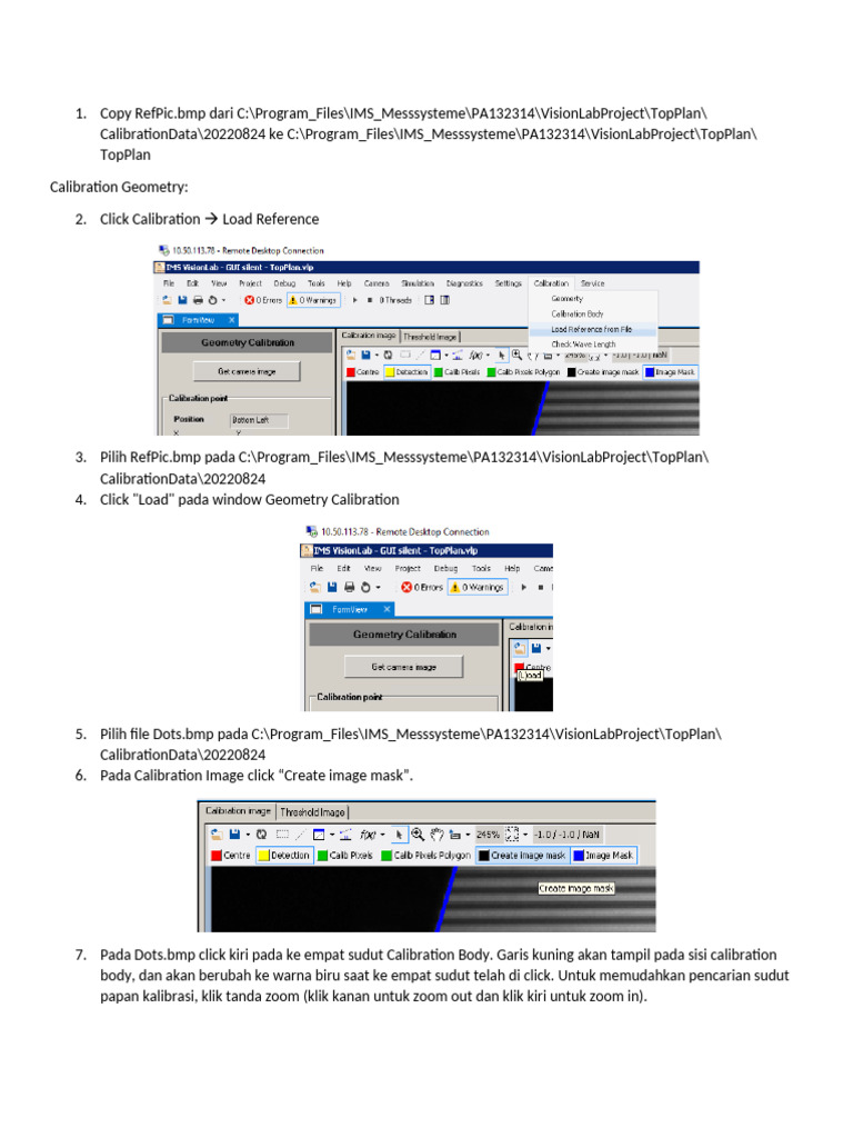 Calibration Procedure | PDF