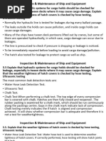 Cargo Hold Inspection Procedures | PDF | Cargo | Ships