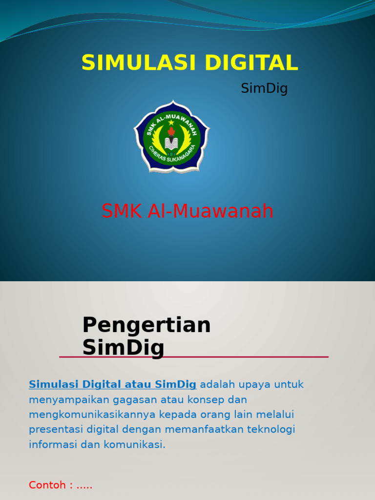 Presentasi Simulasi Digital 1 | PDF