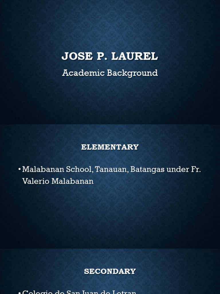 JPL Educational Background | PDF