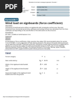 Wind Load Calculation From Eurocode 1 | PDF | Applied And ...