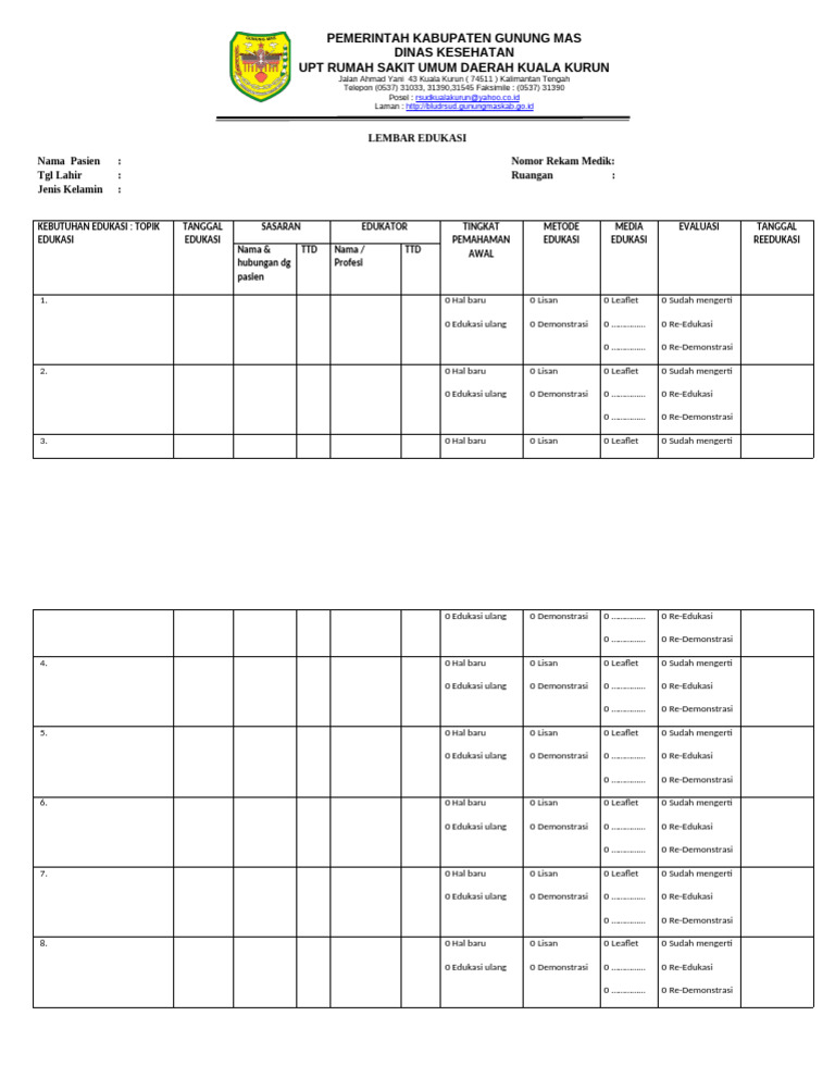 Lembar Edukasi 2025 | PDF