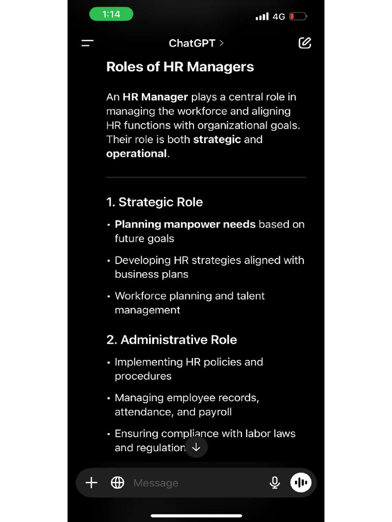 Role of hr manager | PDF