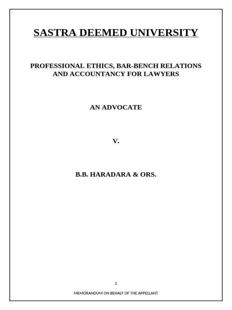 Memo for Petitioner | PDF | Lawsuit | Advocate