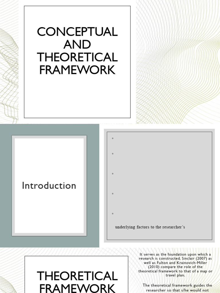 Conceptual and Theoretical Framework | PDF | Theory | Conceptual Model