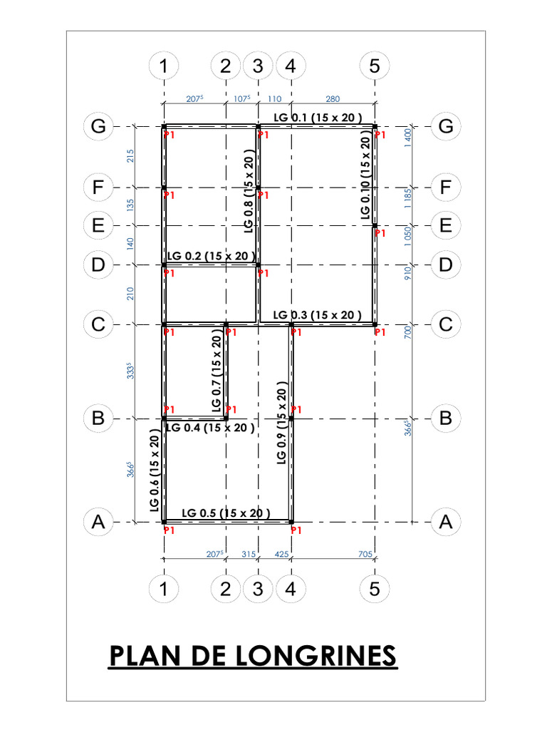 Plan de Longrines | PDF