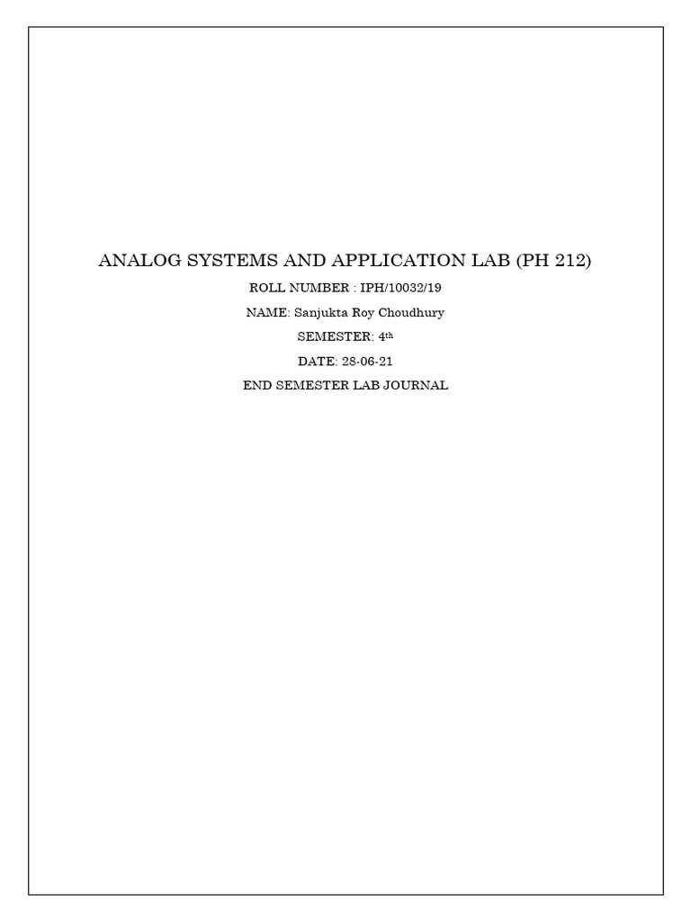 ASA LAB Journal Iph 10032 19 | PDF | Electronics | Electric Power