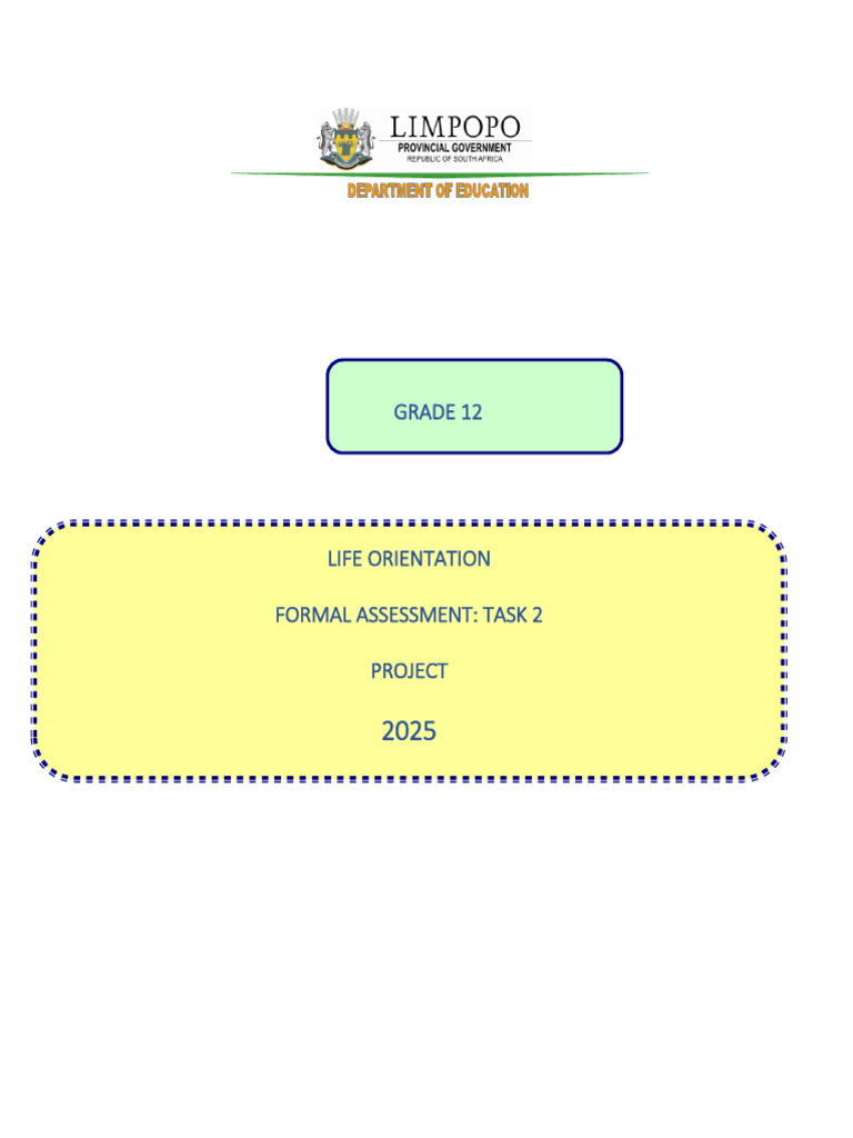 2025 Grade 12 Project Question Paper Final Approved | PDF | Violence ...