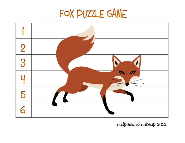 Fox Puzzle Game | PDF