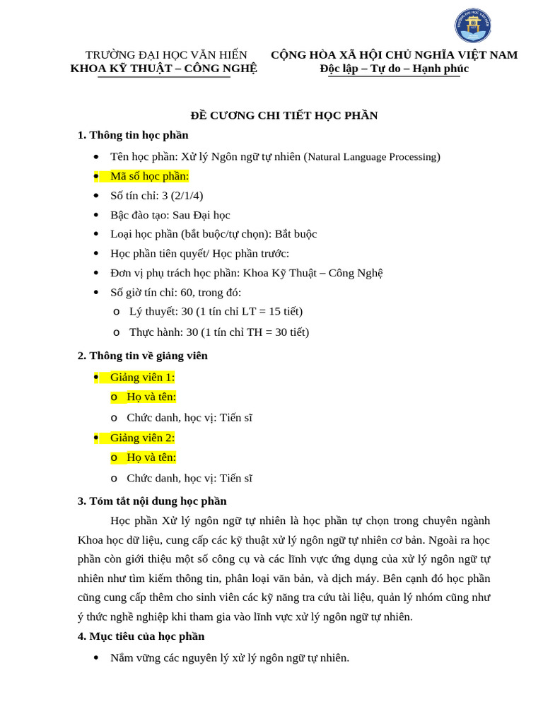(9) MAI 2 LT 1 TH XU LY NGON NGU TU NHIEN DH DA LAT | PDF