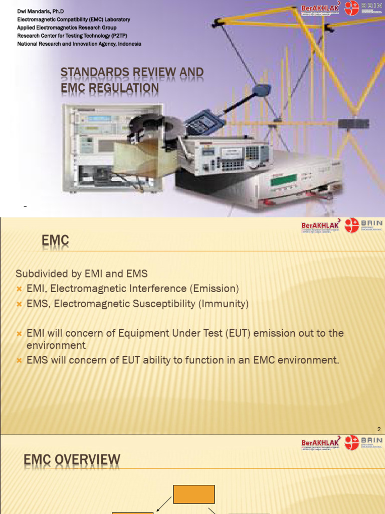 EMC Standard en Regulation Overview DM01 | PDF | Electromagnetic Compatibility | Electromagnetic ...