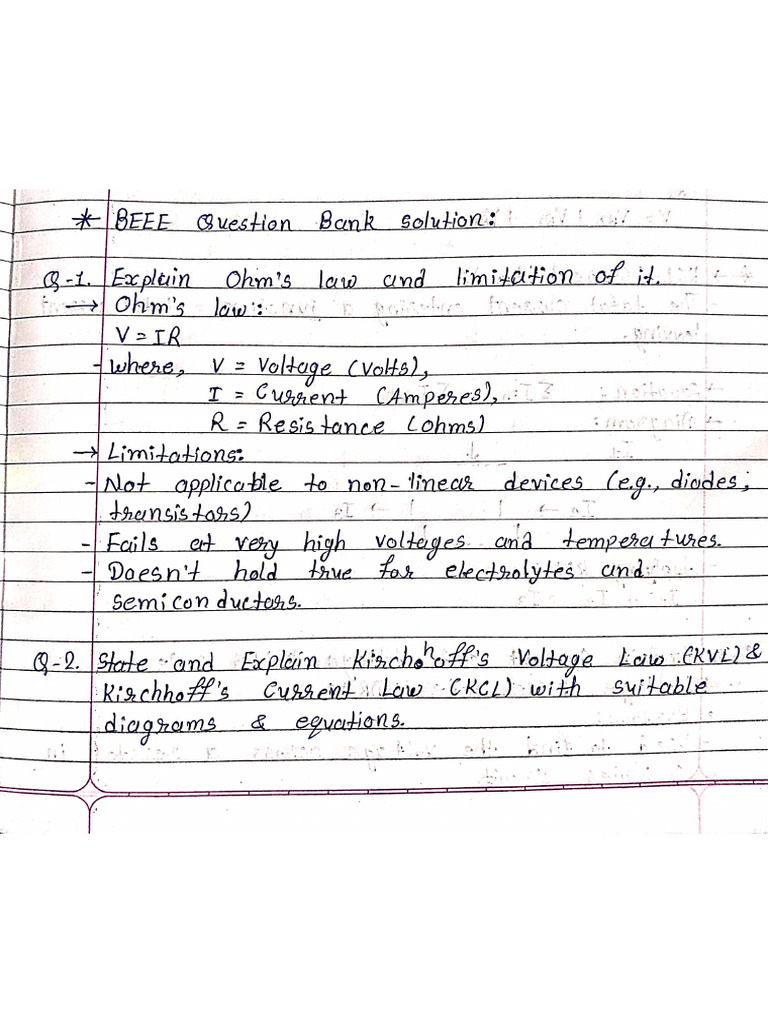 BEEE QB Solution | PDF