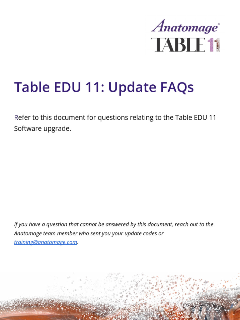 Table EDU 11 Update FAQs Guide | PDF | Microsoft Windows | Windows 7