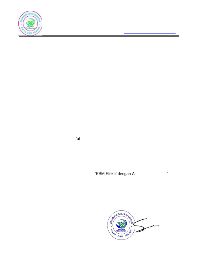 Surat Undangan Dan Surat Tugas KBM Efektif AI | PDF