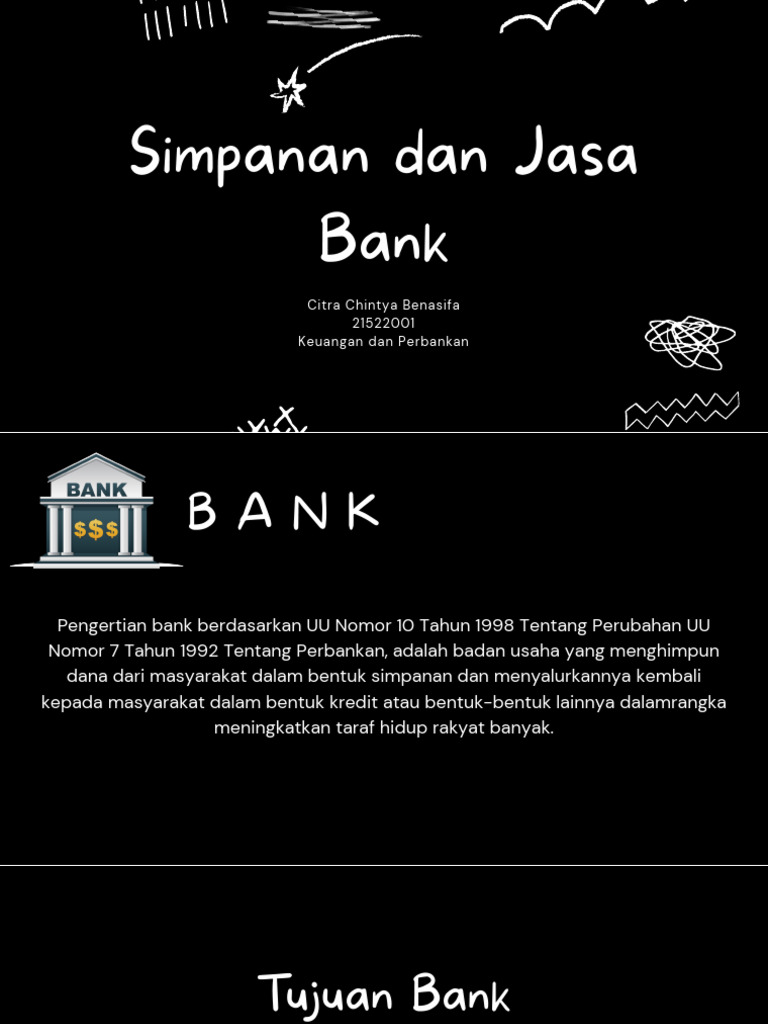 Tujuan Fungsi Dan Jenis Simpanan Bank | PDF