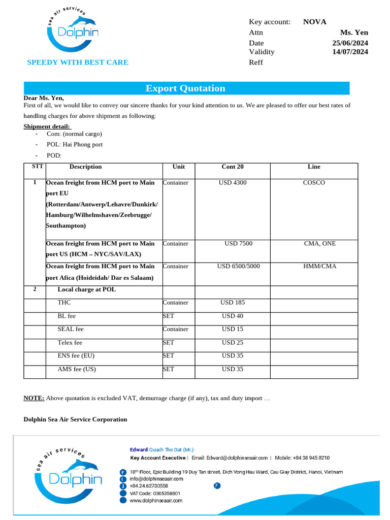 QUOTATION HP - CAMBODIA FROM DOLPHIN Final | PDF