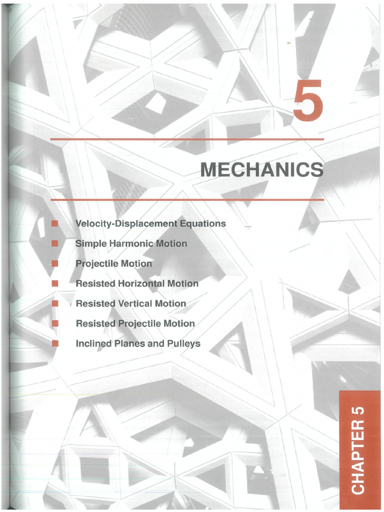 ME2 - 12 - Chapter 5 - Mechanics | PDF