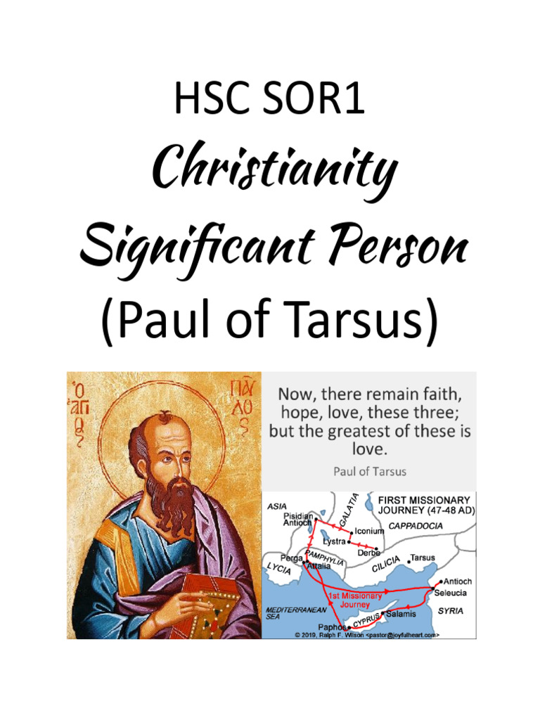Paul of Tarsus Booklet | PDF | Paul The Apostle | Jesus