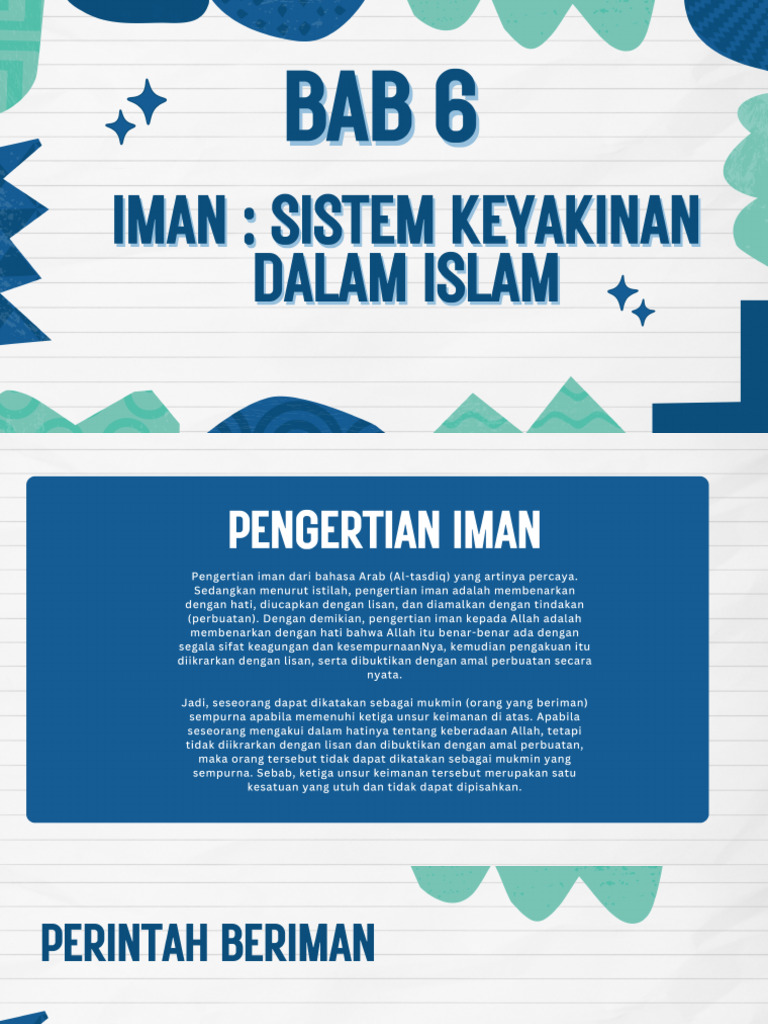 Bab 6 Iman Pai | PDF