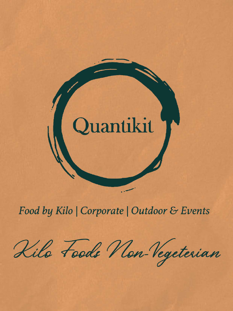Quantikit Kilo Food Non-Veg | PDF